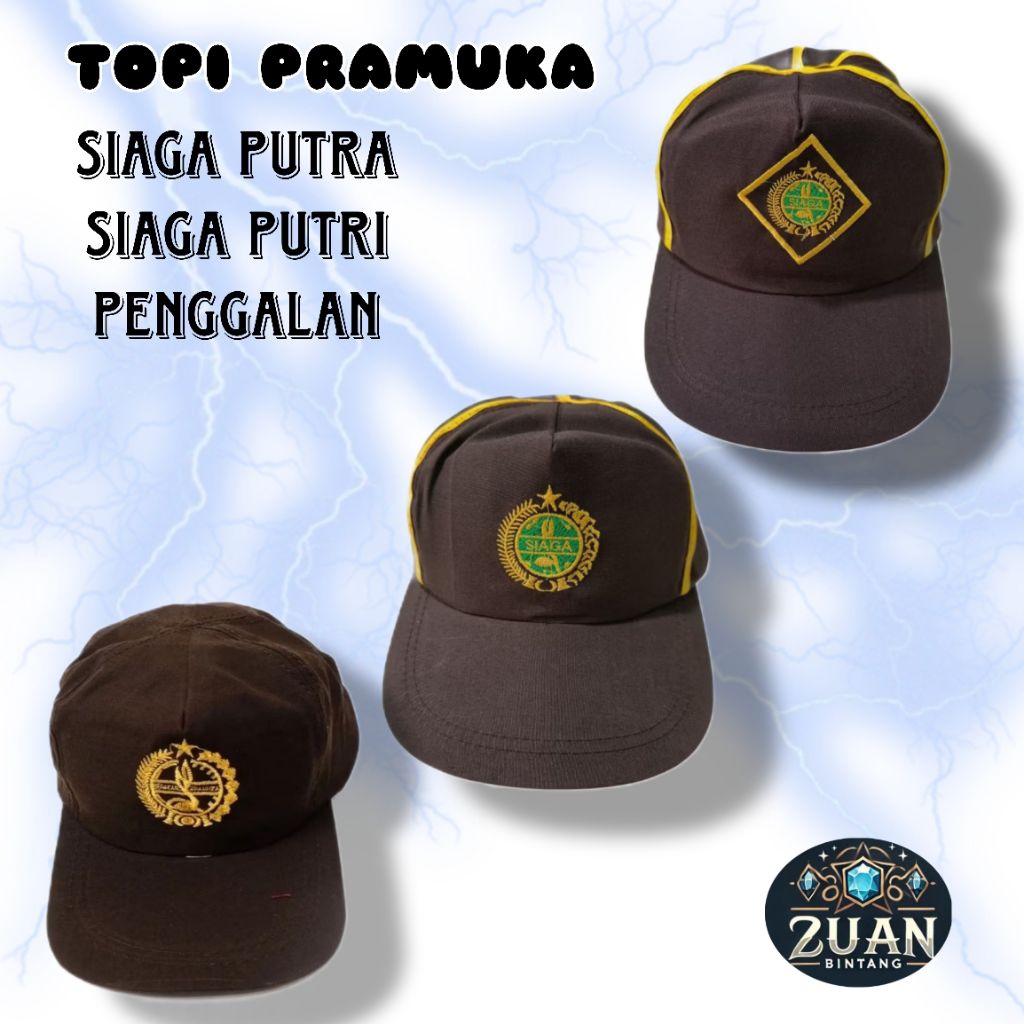 Jual TOPI PRAMUKA SD/ TOPI SIAGA PUTRA PUTRI/TOPI PRAMUKA PENGGALANG ...