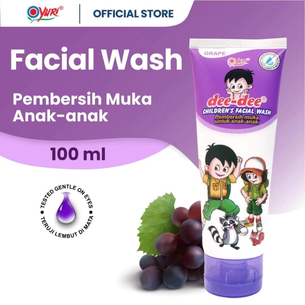 Jual Dee Dee Children Facial Wash 100gr | Dee Dee Yuri Sabun Muka Anak ...