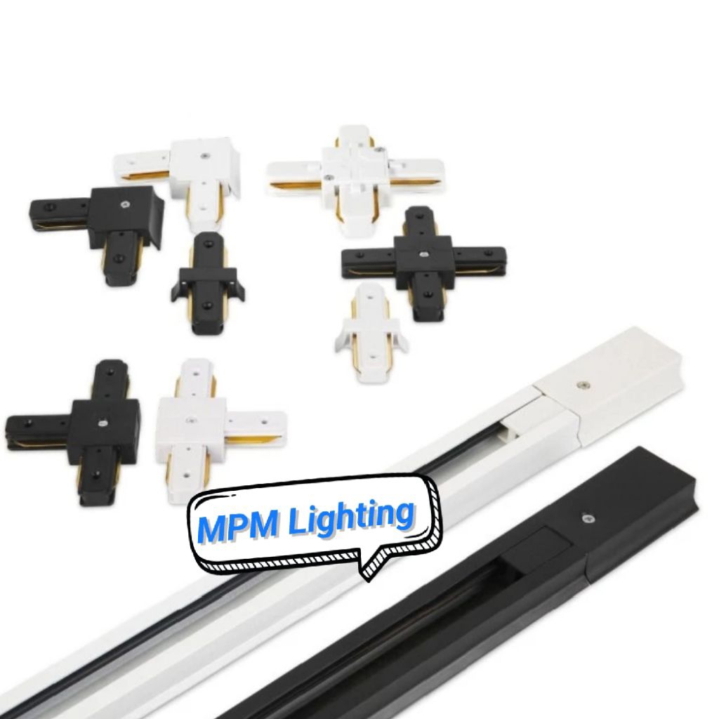 Jual Kap Rell Track PVC 1meter Hitam Putih | Shopee Indonesia