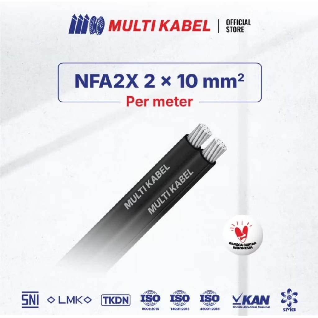 Jual FLASH SALE MULTI KABEL SNI/SPLN/LMK/ISO Kabel Tiang Listrik PLN ...