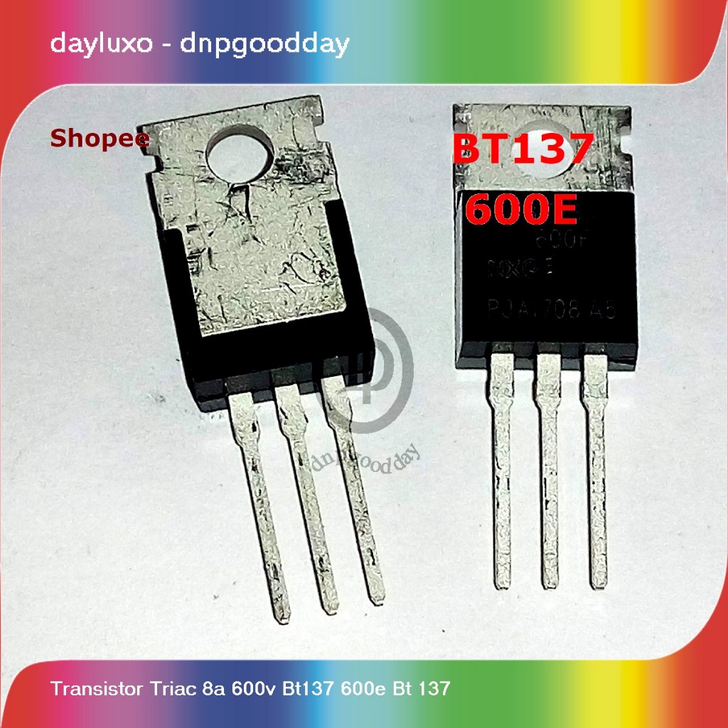 Jual transistor triac 8a 600v bt137 600e bt 137 | Shopee Indonesia
