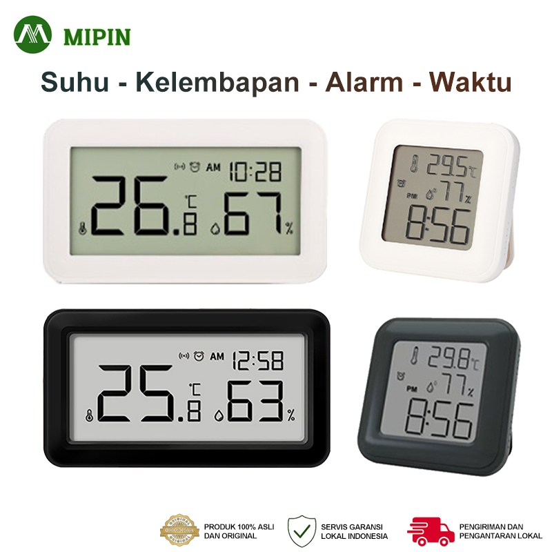 Jual Jam Termometer Higrometer Digital Premium - LCD HD, Sensor Suhu ...