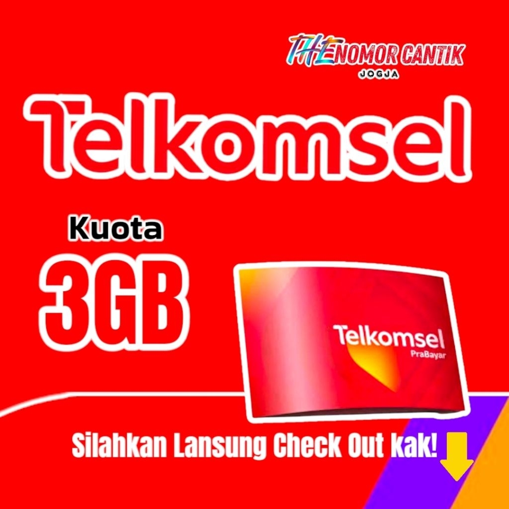 Jual Kartu Perdana Telkomsel 3GB Kuota (Nasional) Bisa digunakan diseluruh Indoneaia | Shopee ...