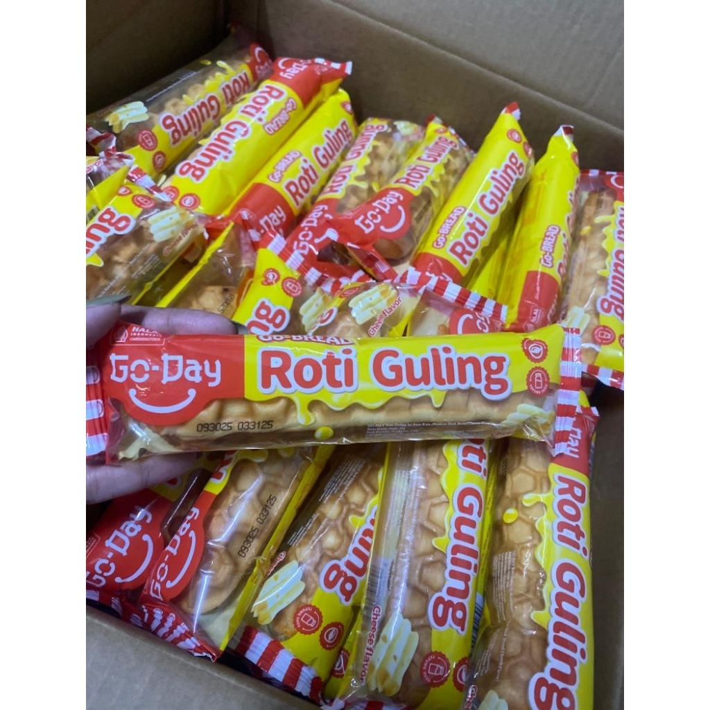 Jual GO-DAY ROTI GULING RASA KEJU 1 RENCENG / 10 PCS | Shopee Indonesia