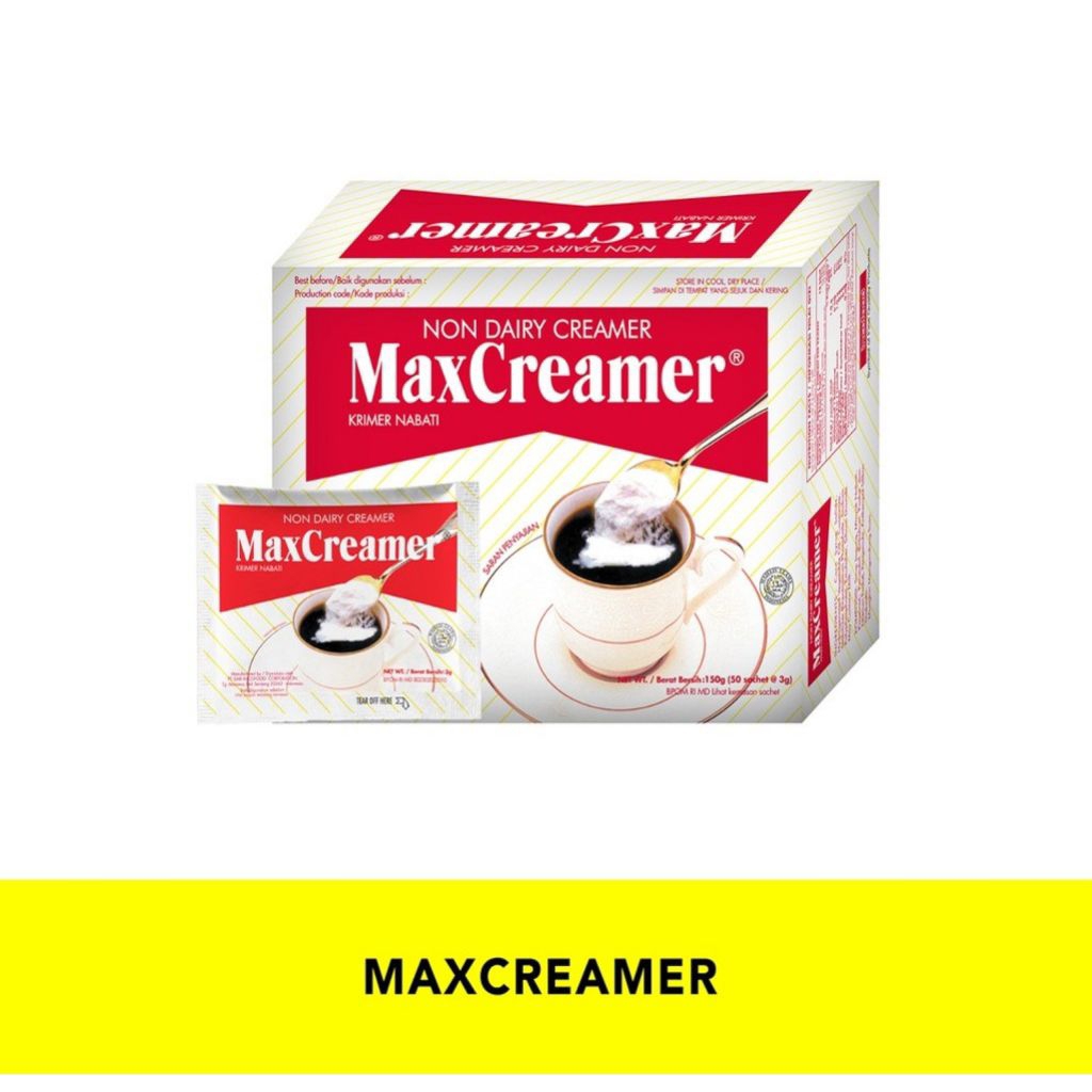 Jual Max Creamer Sachet 150g (50 sachet x 3g) | Shopee Indonesia