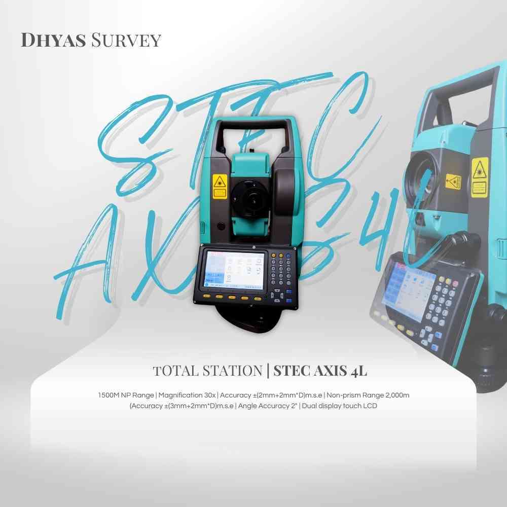 Jual Total Station Laser STEC Axis 4L | Menu Like Total Station Topcon GM Series | Shopee Indonesia