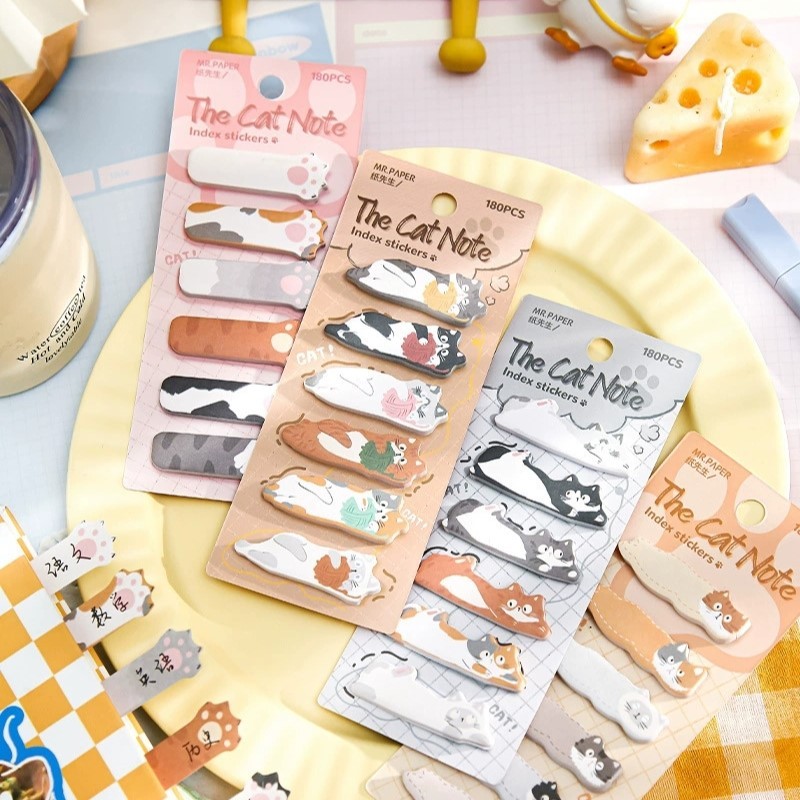 Jual The Cat Note Sticky Note Kucing Memo Pad Stiker Indeks Kucing Lucu ...