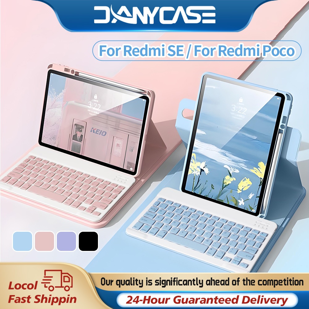 Jual DANYCASE 720° Rotating Bluetooth Keyboard Case for Redmi Pad 2 ...