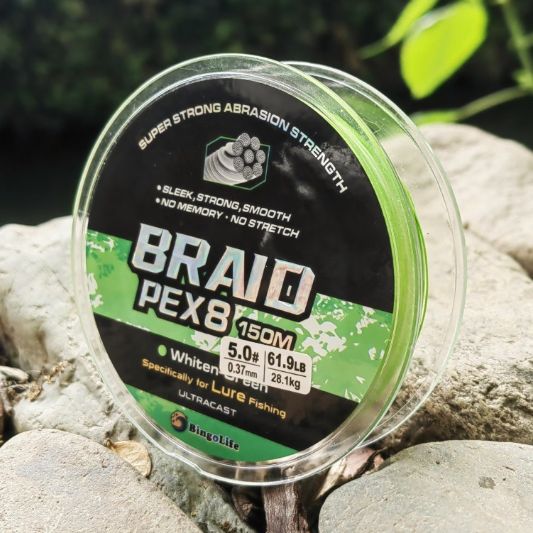 Jual Bingolife Tali Pancing 150m Tahan Abrasi Hijau Memancing Galatama ...