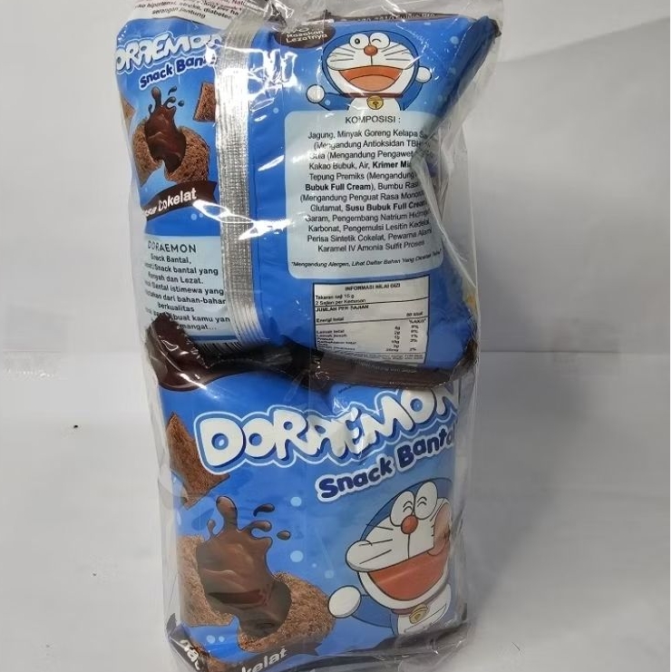 Jual DORAEMON SNACK BERHADIAH RASA COKLAT | 1BAL ISI 10PCS | Shopee ...