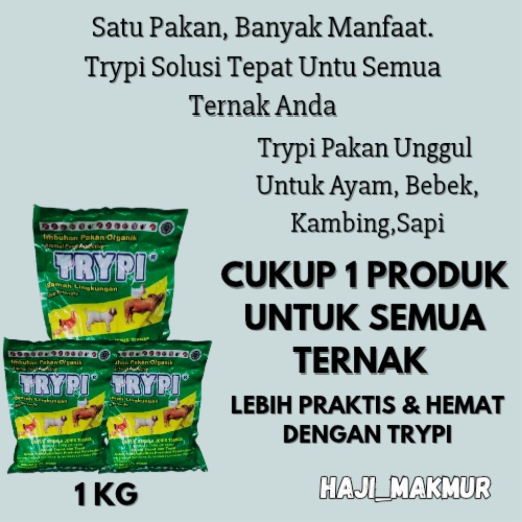 Jual Pakan Ternak Multiguna TRYPi | Shopee Indonesia