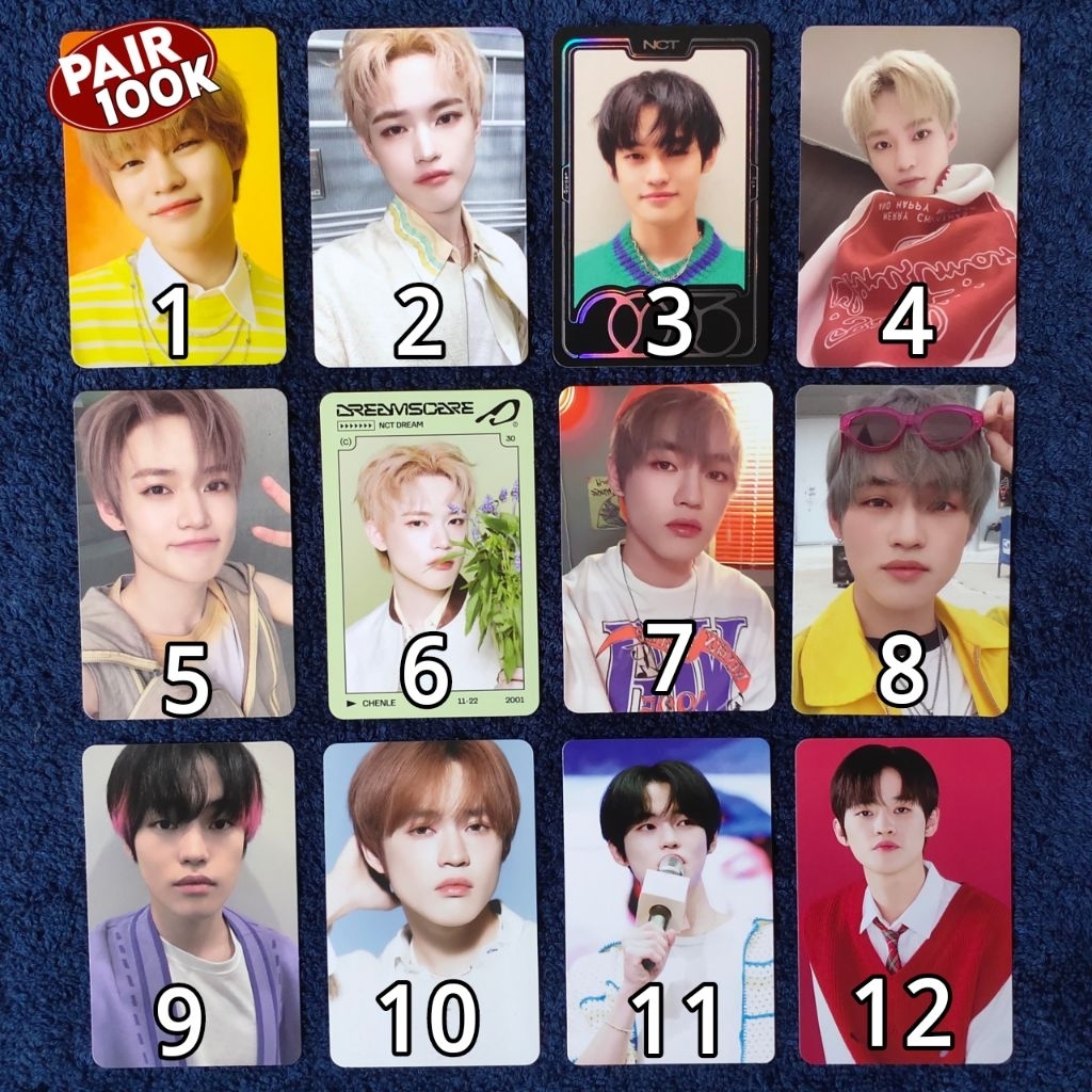 Jual Baca Desk) Photocard Chenle NCT DREAM Official | Shopee Indonesia