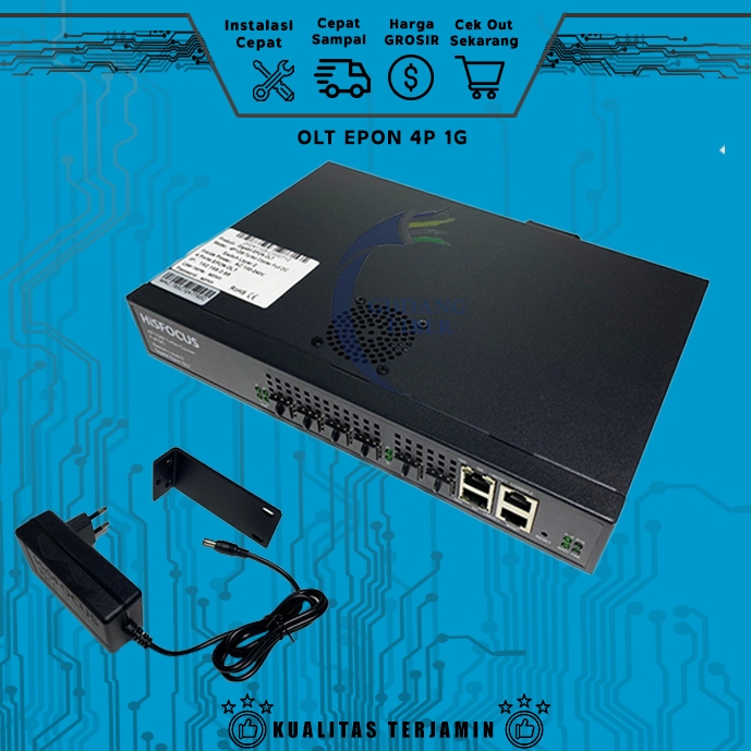 Jual HISFOCUS OLT EPON 4P 1G OLT 4 Port EPON OLT AC/DC - OLT EPON 4 PON Free SFP | Shopee Indonesia