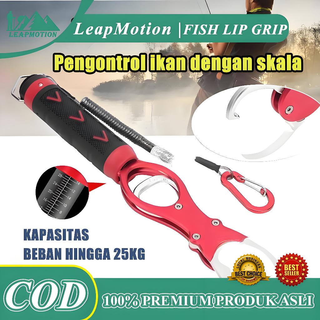 Jual LeapMotion New Lip Grip Jepit Bibir Ikan Stainless Steel Spons EVA ...