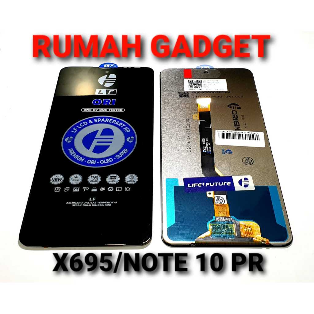 Jual LCD INFINIX NOTE 10 PRO/X695 FULLSET TOUCHSCREEN | Shopee Indonesia