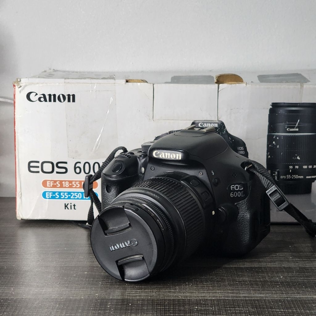 Jual Canon 600D Kit Bekas Fullset | Shopee Indonesia