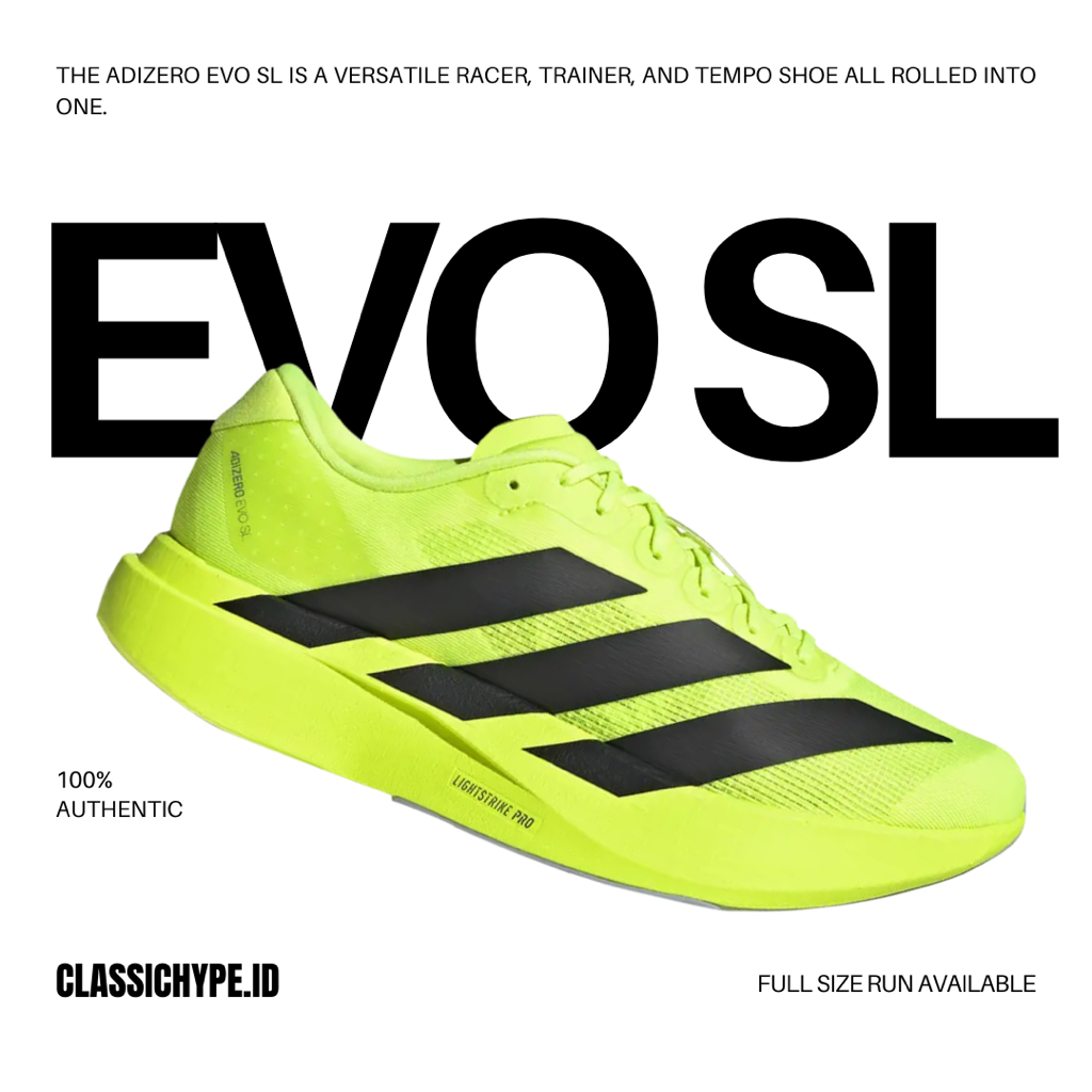 Jual Adidas Adizero Evo Sl Lucid Lemon 100% Original | Shopee Indonesia