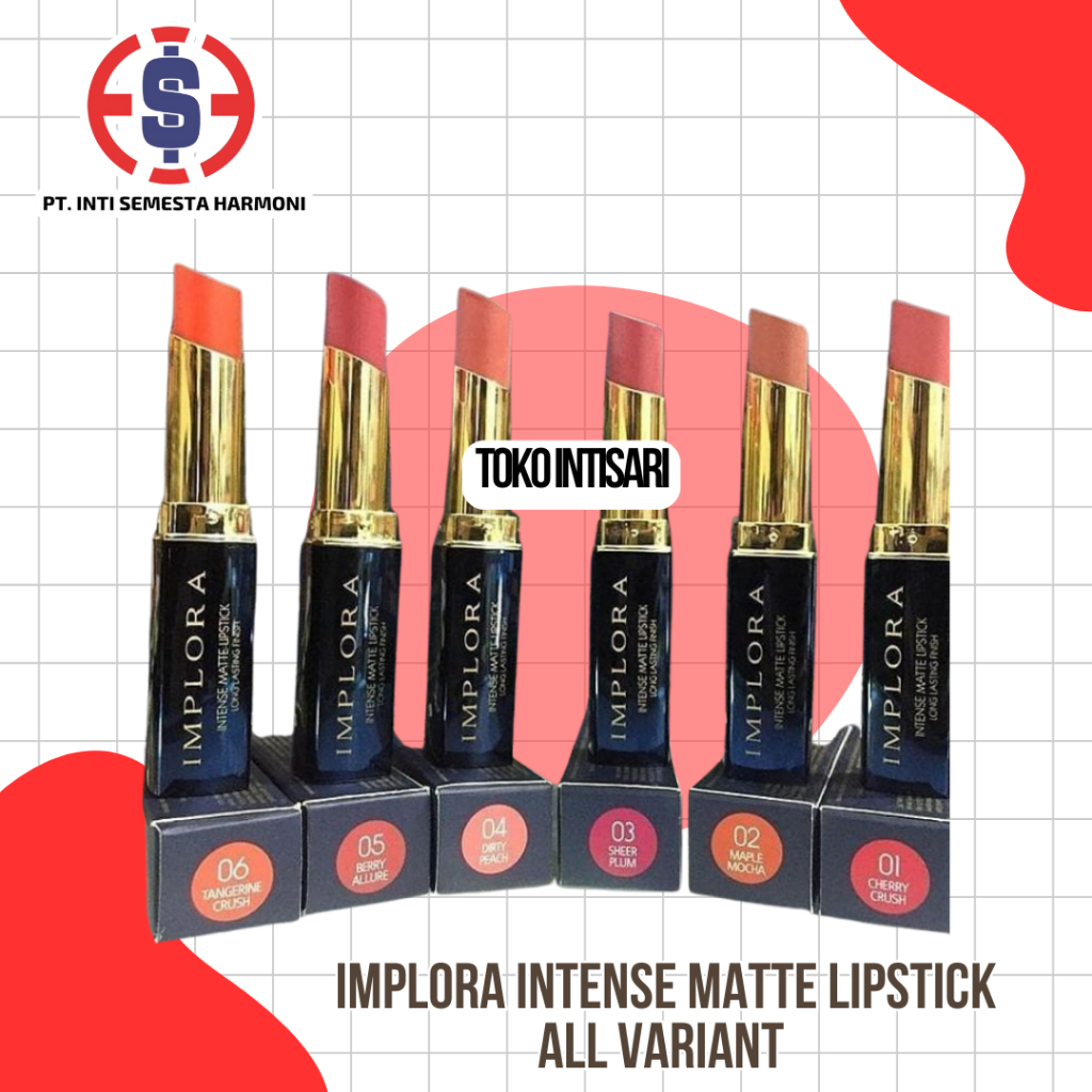 Jual Implora Intense Matte Lipstick All Variant (PCS) | Shopee Indonesia