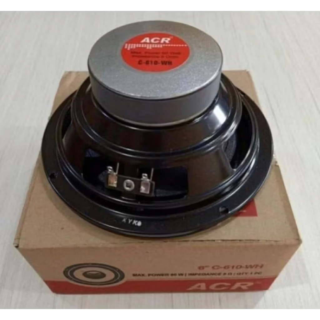 Jual speaker acr 6 inch c 610 wh woofer miniatur 8 ohm 60 watt | Shopee ...