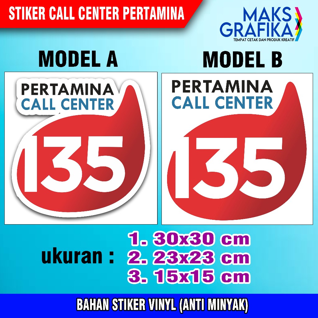 Jual Stiker PERTAMINA Call Center edisi 1 | Shopee Indonesia