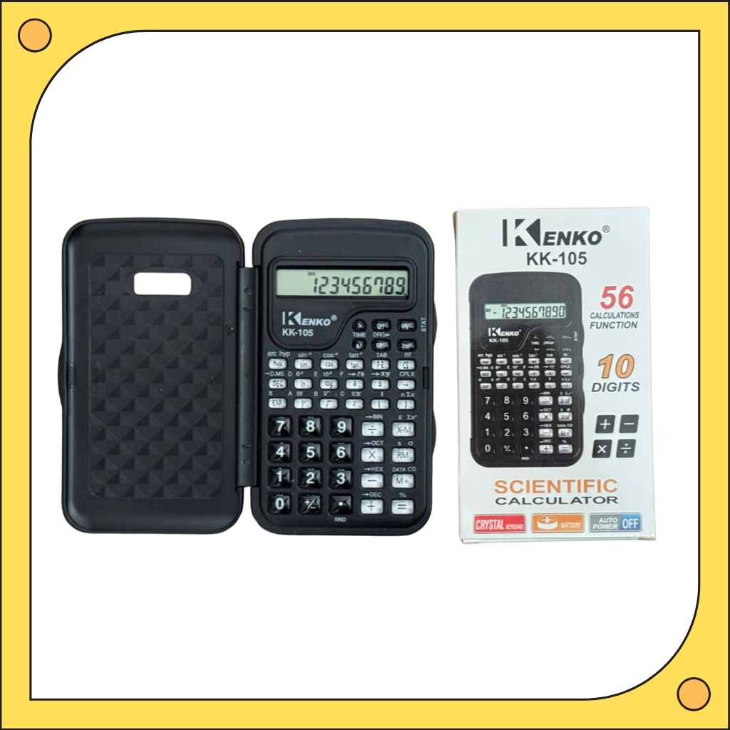 Jual Kalkulator 105 Scientific 10 Digit - Calculator Ilmiah Kantong ...