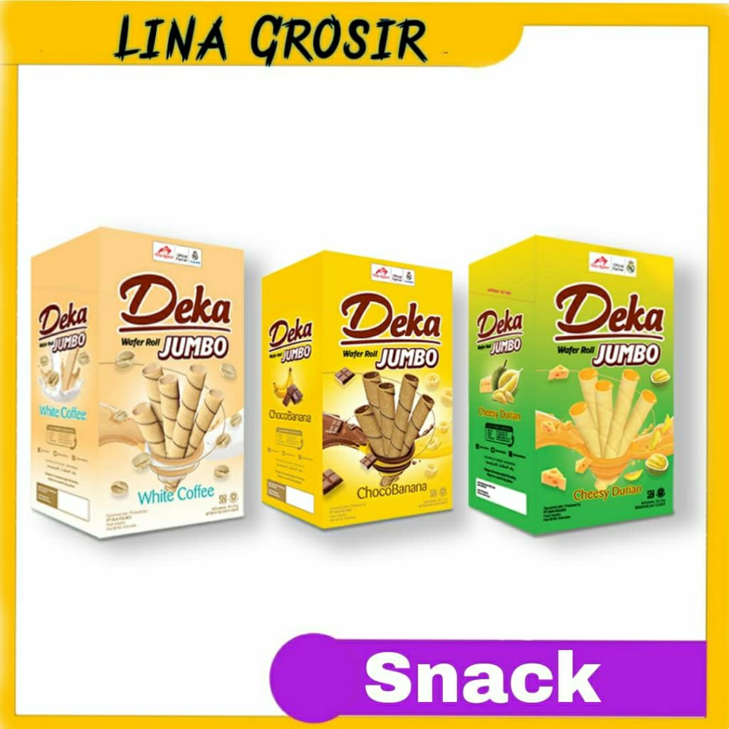 Jual DEKA Jumbo Wafer Roll isi 20Pcs | Shopee Indonesia