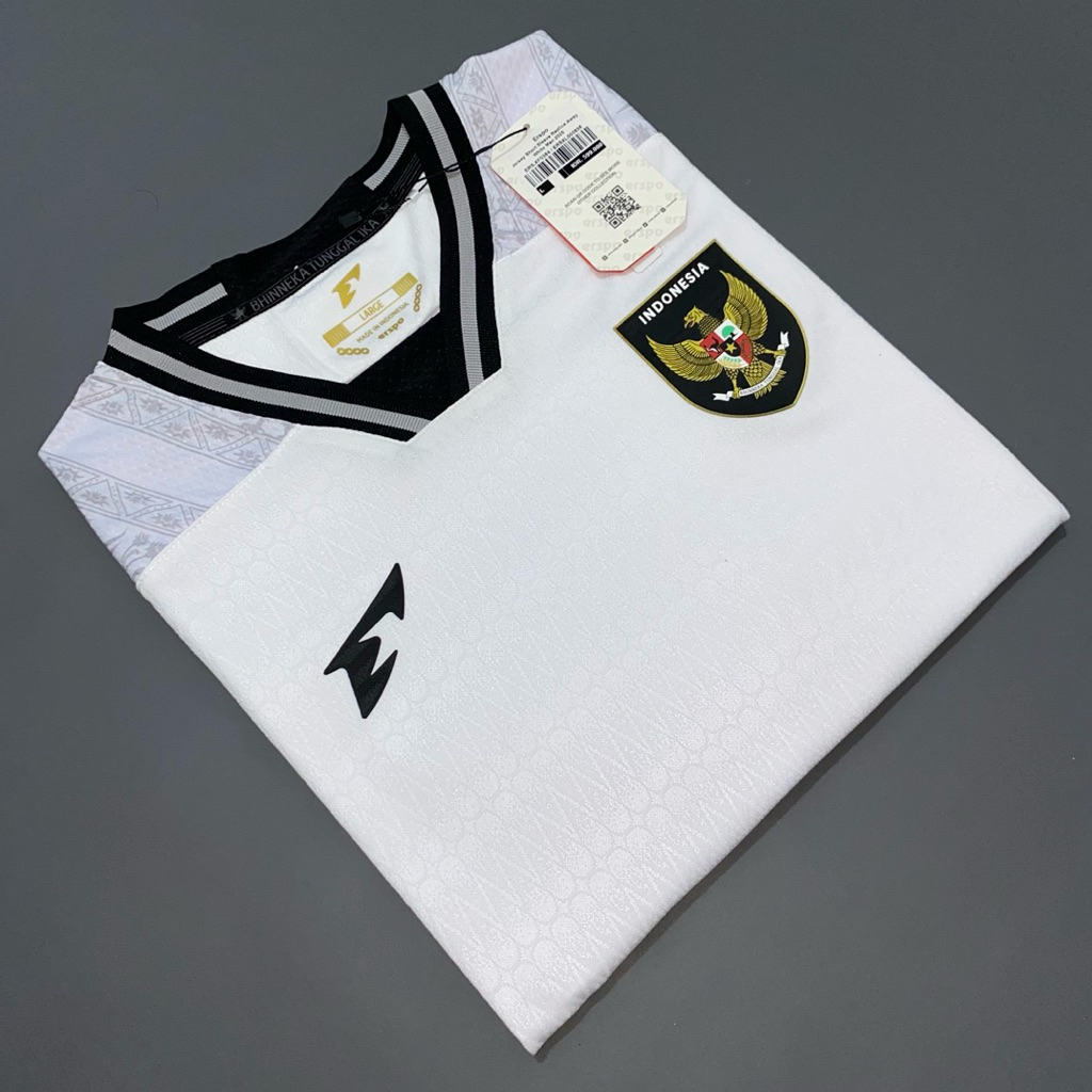 Jual Erspo Timnas 2025 Jersey RV Away LS Men White | Shopee Indonesia