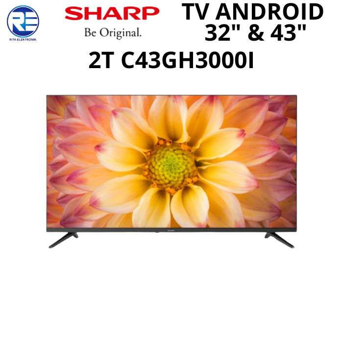 Jual TV Android Sharp 43 Inchi Remote Voice 2T C43GH3000I | Shopee ...