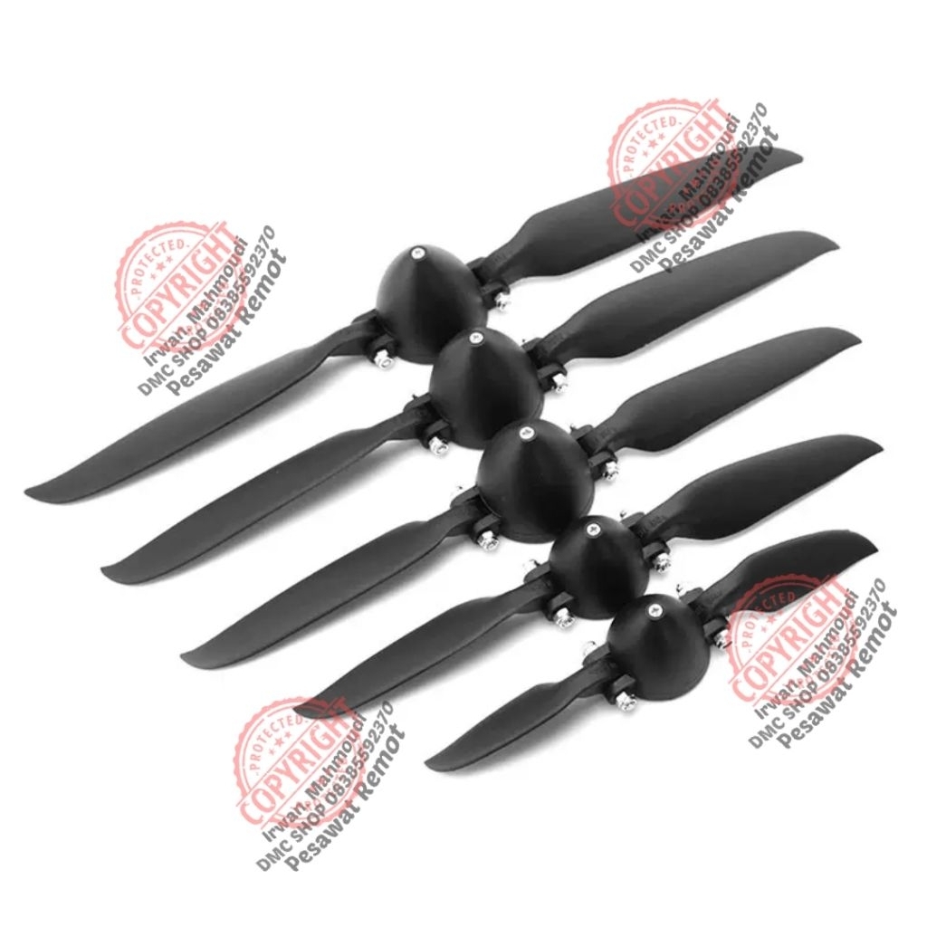 Jual Folding Propeller Lipat Spinner RC Pesawat Glider Hitam | Shopee ...