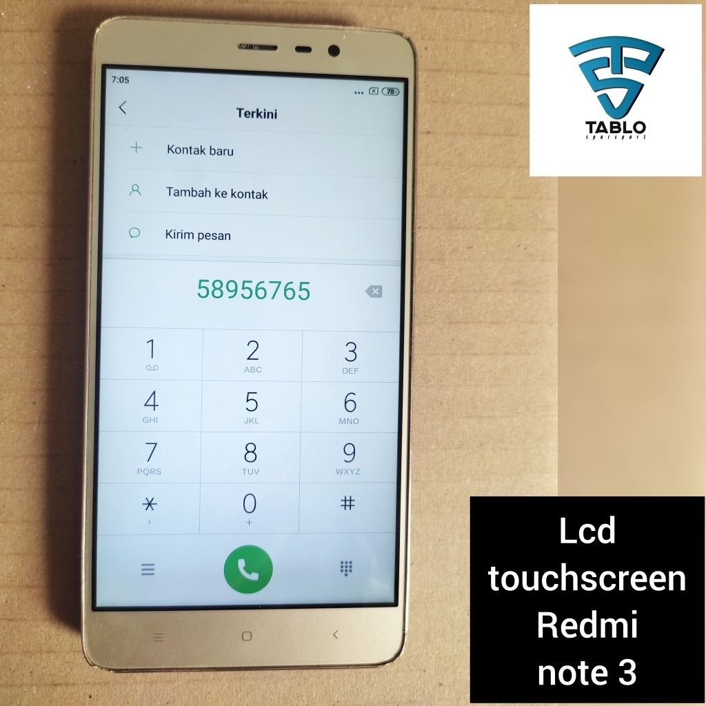 Jual Lcd touchscreen frame redmi note 3 ORI copotan hp | Shopee Indonesia