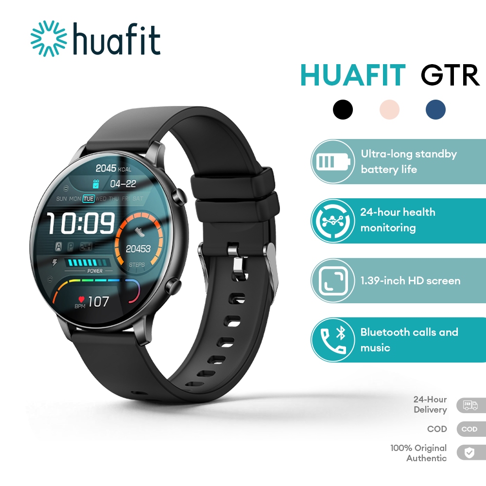 Jual huafit Aolon GTR Smartwatch Original Pria Running Pace Anti Air ...