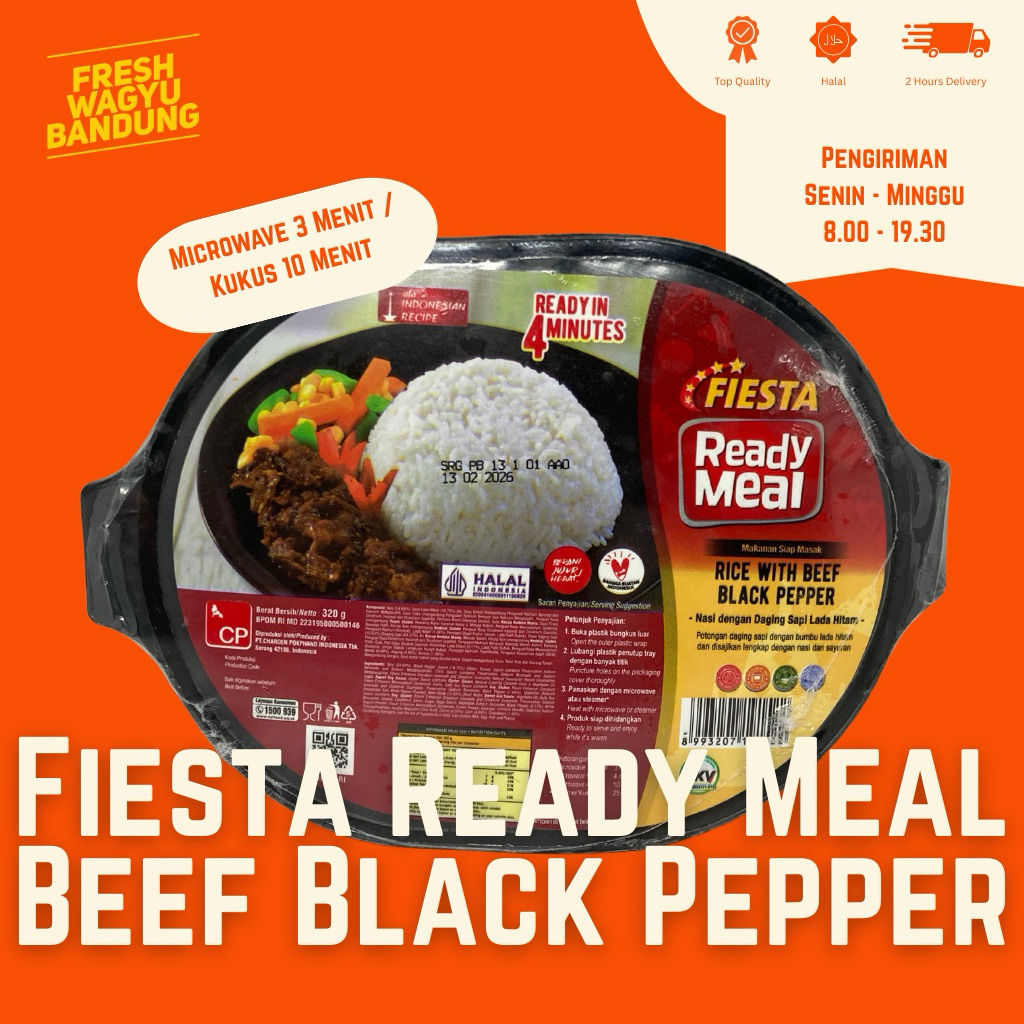 Jual FIESTA READY MEAL NASI SAPI LADA HITAM Rice With Beef Blackpepper ...