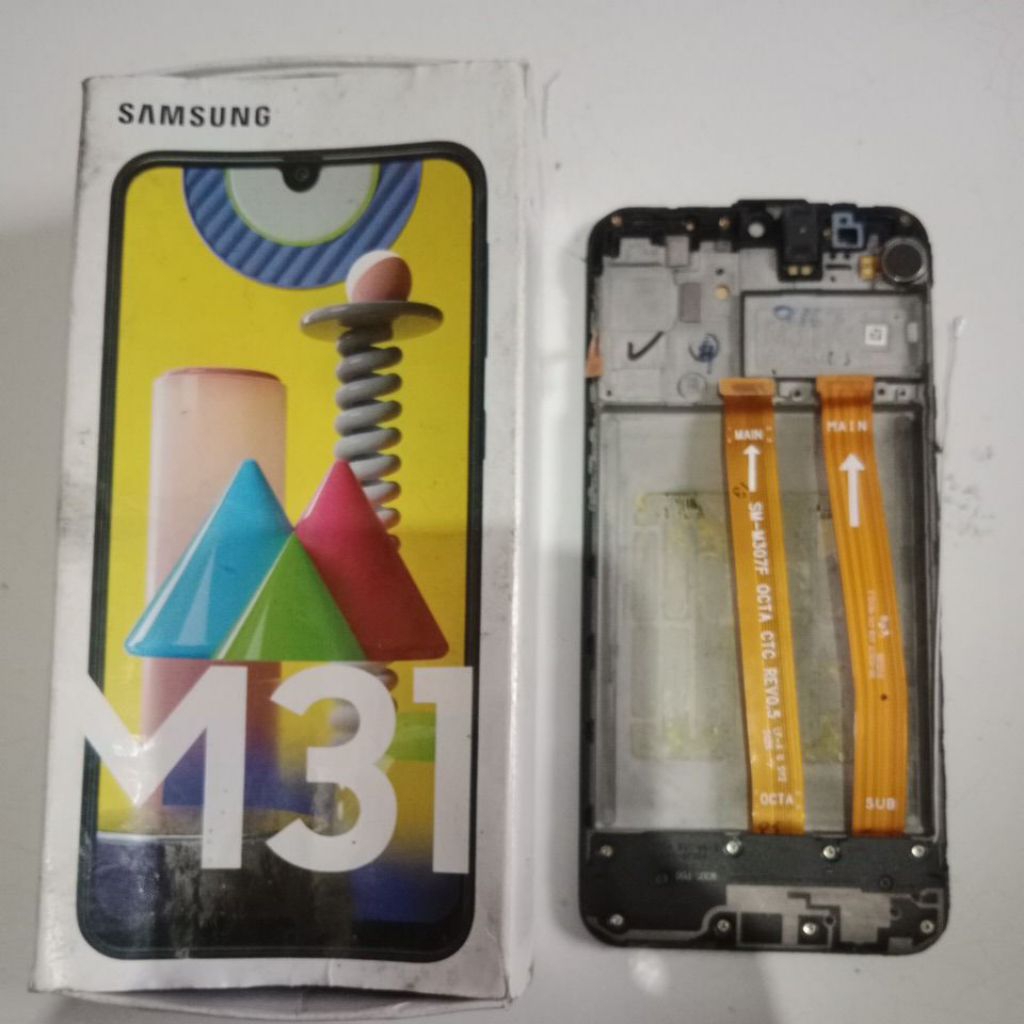 Jual Lcd Samsung m31 second ori cabutan | Shopee Indonesia
