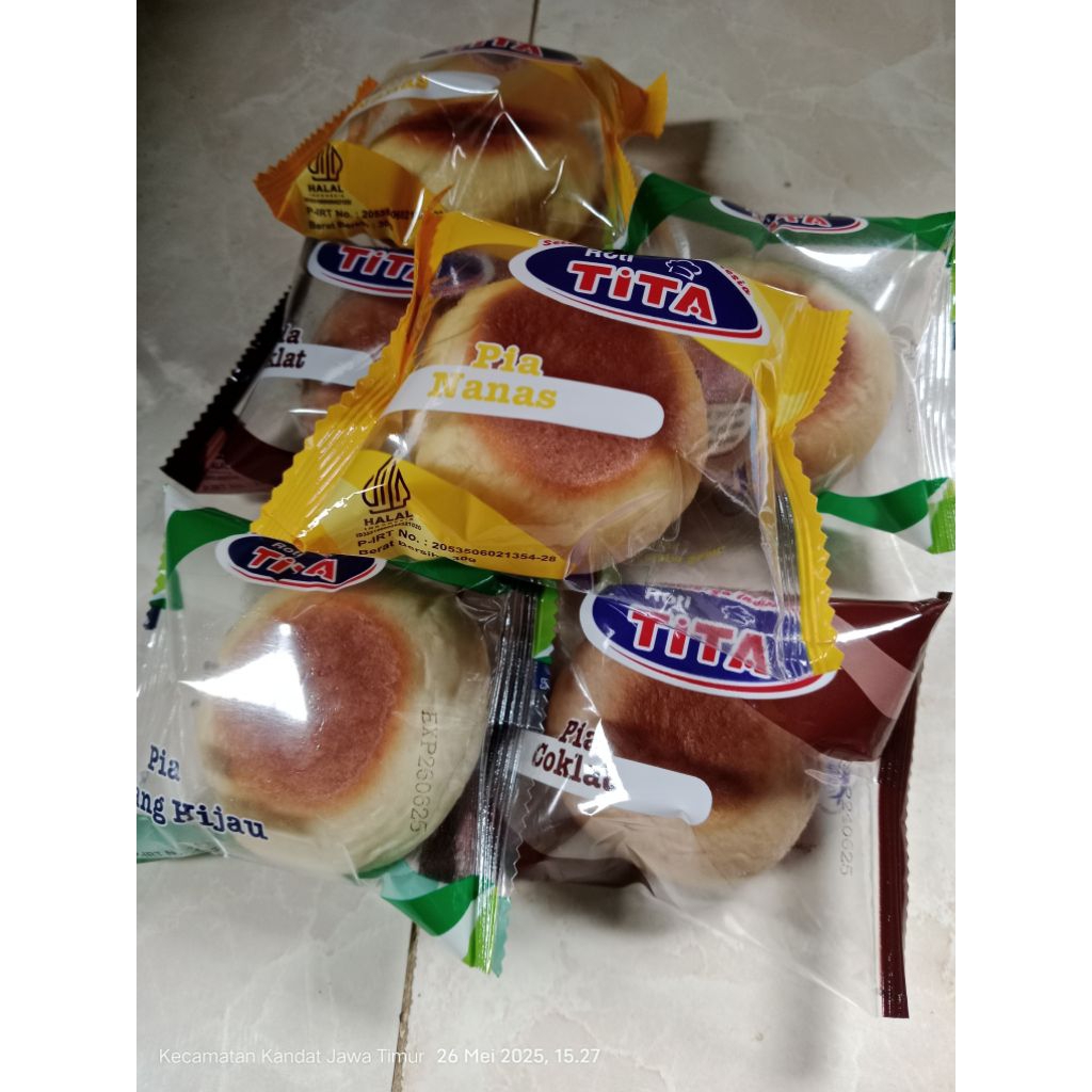 Jual Roti Rasa Kacang Ijo/Snack Murah/Roti Bergizi/Roti Aneka Rasa/Pia ...