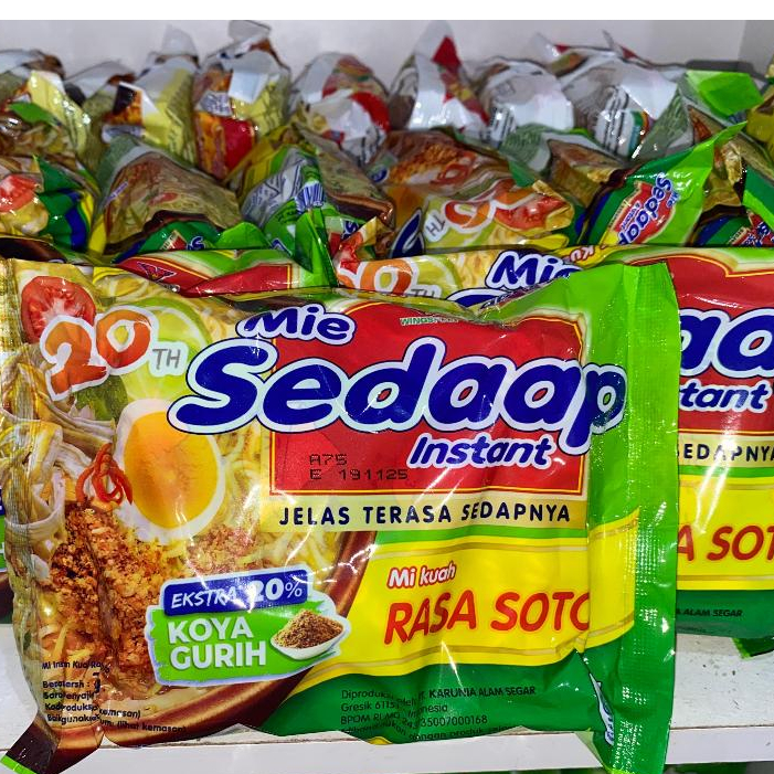 Jual Mie Sedaap Instant Rasa Soto dan Goreng | Shopee Indonesia