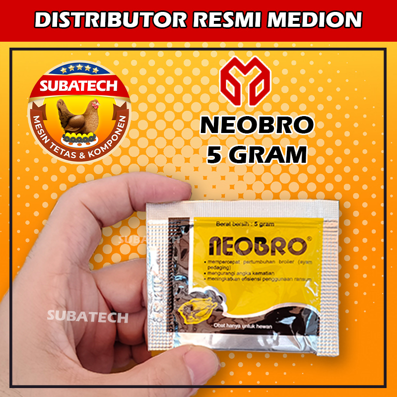 Jual Neobro Medion Neo Bro Obat Vitamin Ayam Pedaging Boiler Broiler 5 ...