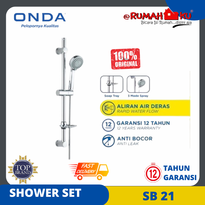 Jual ONDA Shower Set Hand Shower SB 21 | Shopee Indonesia