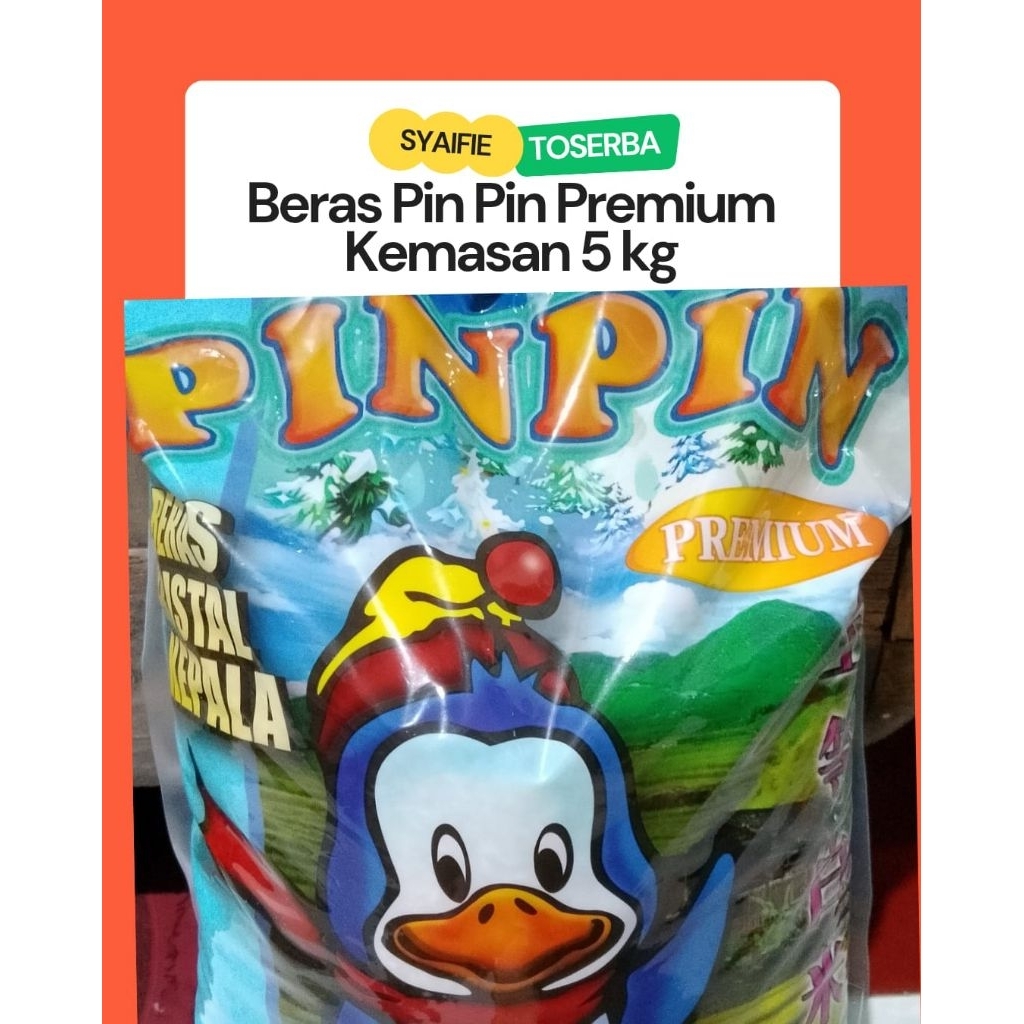Jual Beras Pin Pin Kemasan 5 kg | Shopee Indonesia