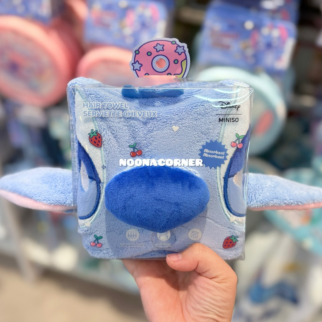 Jual Miniso x Disney ‼️ 3D Hair Towel / Handuk Rambut Disney STITCH ...