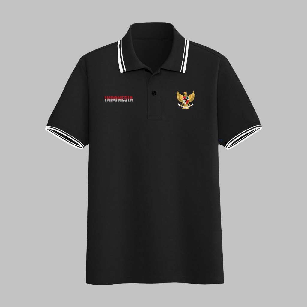 Jual PS | Polo Shirt Kerah Strip LIS Logo Garuda Indonesia Lengan ...