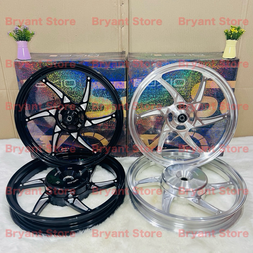 Jual VELG AXIO RACING ORIGINAL CNC SIX STAR 160x14 & 185x14 VARIO 110 125 150 160 CBS ABS BEAT ...