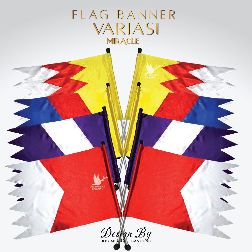 Jual Gereja - New Flag Banner Variasi - Dewasa - Satin - Bandul Random ...