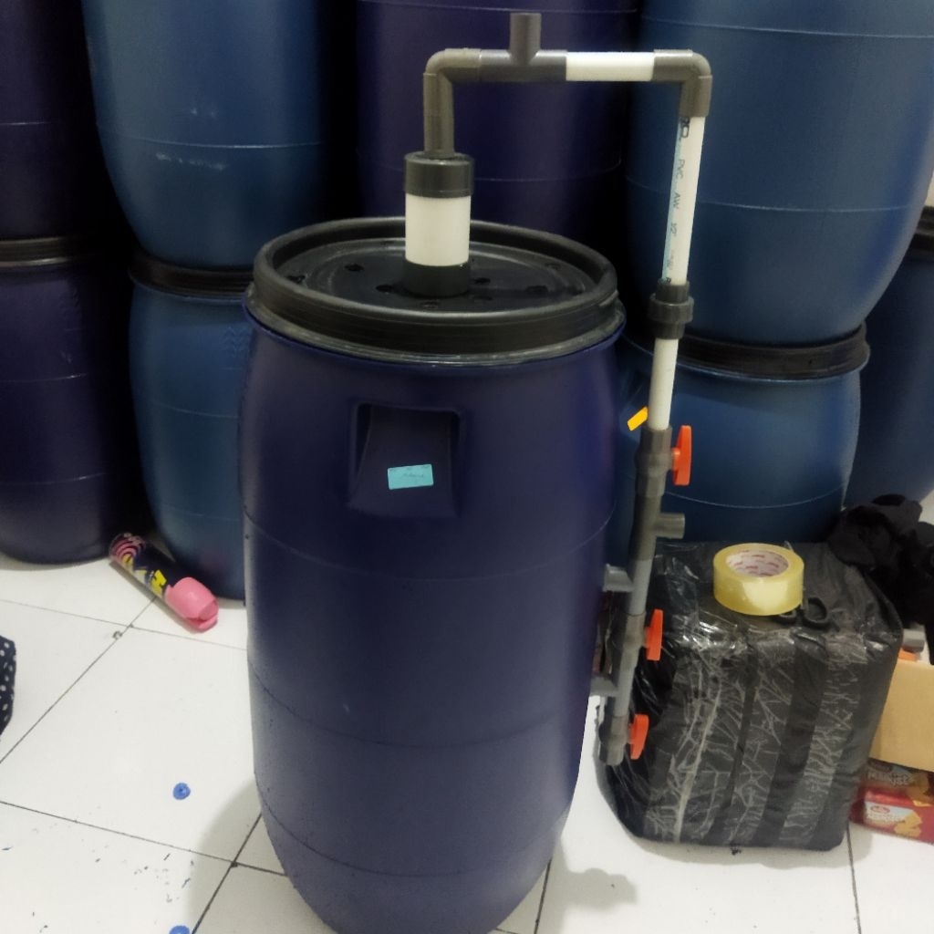 Jual Uk 80L, Tong Filter air sumur bor mengandung zat besi kuning bau ...