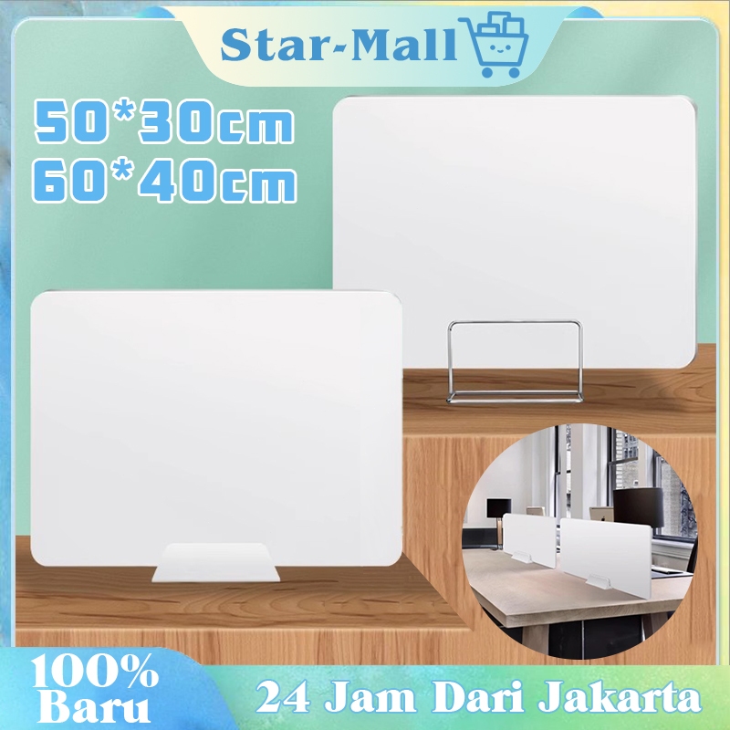 Jual Pembatas Meja Kantor Pvc Minimalis Dapat Dilepas Partisi Meja ...