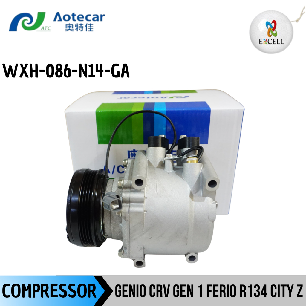 Jual Compressor Kompresor Ac Mobil Honda Genio CRV Gen 1 Ferio R134 ...
