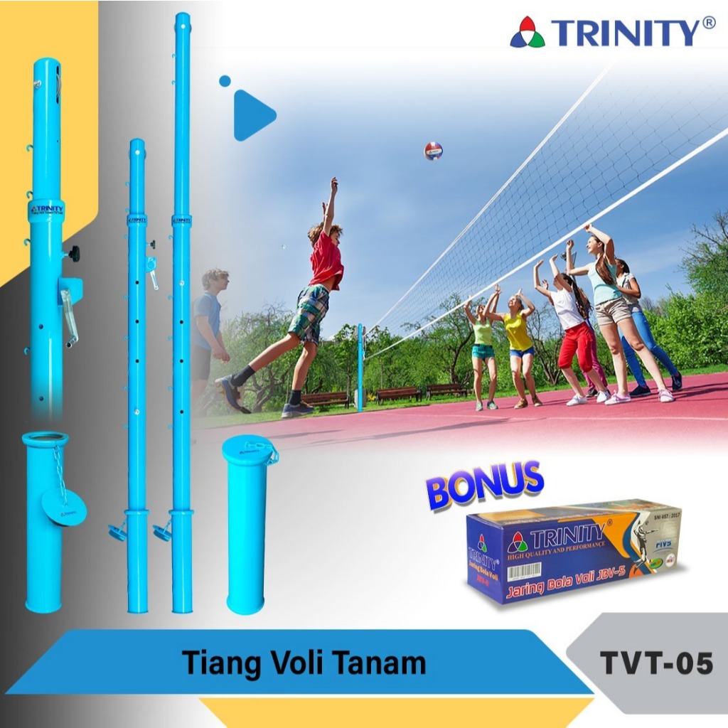 Jual Tiang Voli Tanam-TVT05-TRINITY | Shopee Indonesia