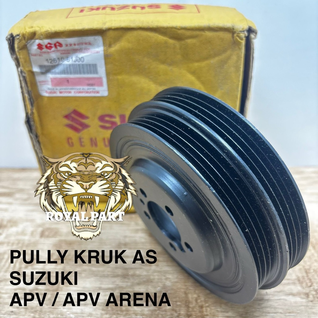 Jual PULLEY PULLY CRANKSHAFT KRUK AS SUZUKI APV / APV ARENA PULI PULY ...