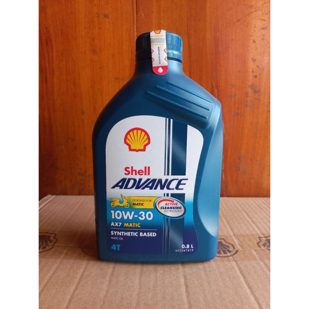 Jual Shell Advance AX7 Matic Synthetic Based 10W-30 API SN 0.8L ...