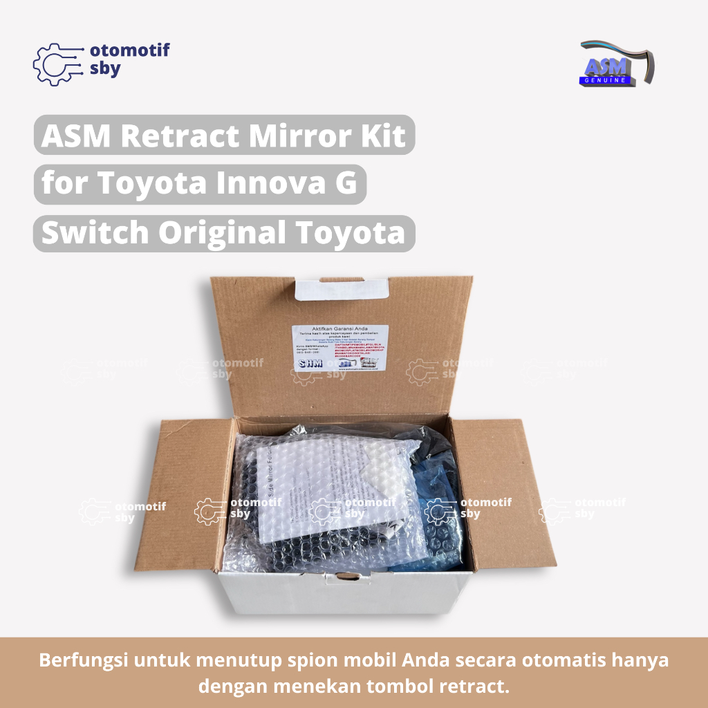 Jual Auto Retract Mirror Kit ASM for TOYOTA INNOVA REBORN / Spion Lipat ...