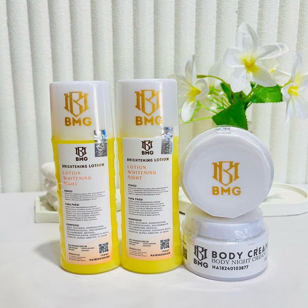 Jual BMG LOTION ORIGINAL PAKET LENGKAP CEPAT MEMUTIHKAN | Shopee Indonesia